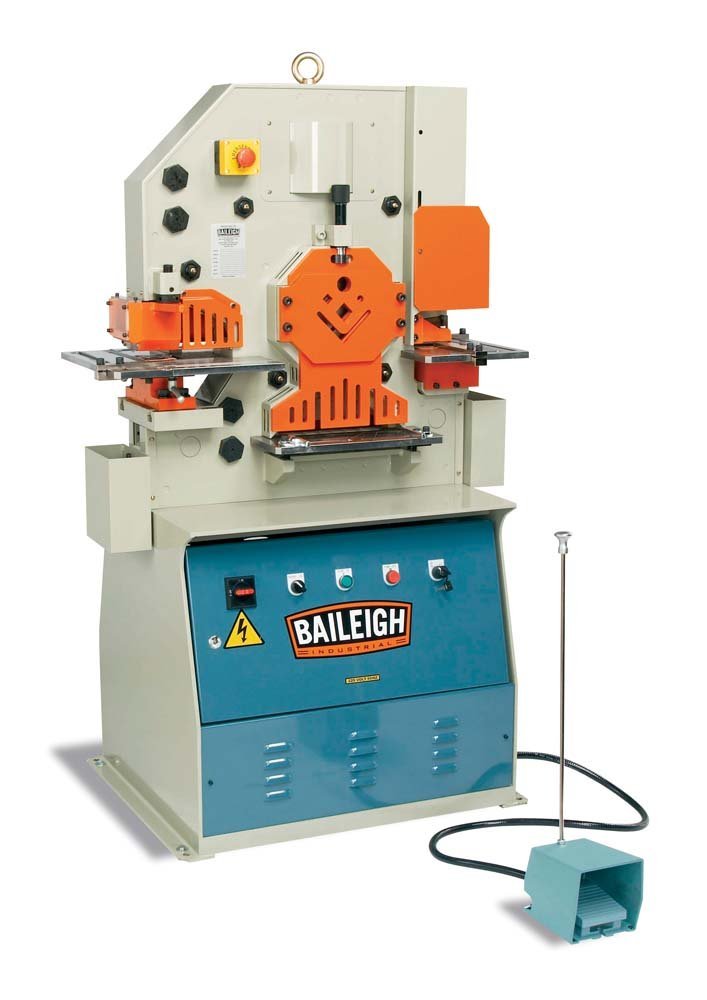 Baileigh Industrial Sku # Sw-501 Hydraulic Ironworker, 1-phase 220v ...