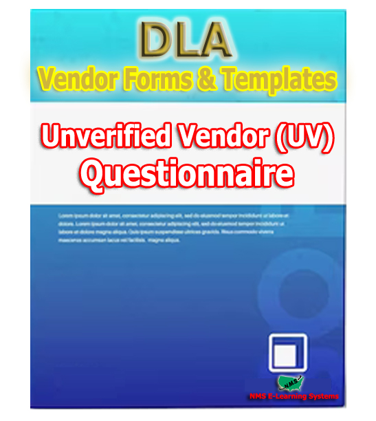 NMS E-Learning Systems SKU # DLA Vendor Forms and Templates ...